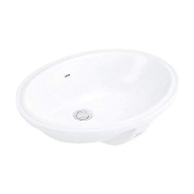 COTTO อ่างล้างหน้า แบบฝังเคาน์เตอร์ C05157 ฟรีเซีย ขาว - FullHouse Store